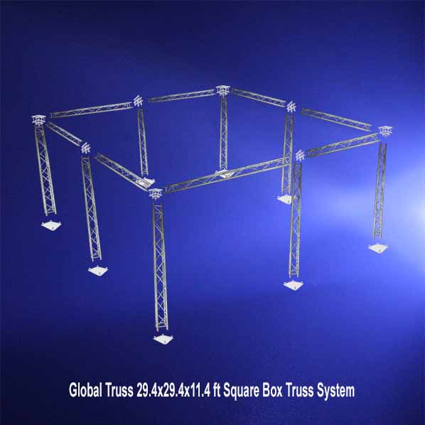 Let’s Construct a Global Truss 29.4x29.4x11.4 ft Square Box Truss Syst